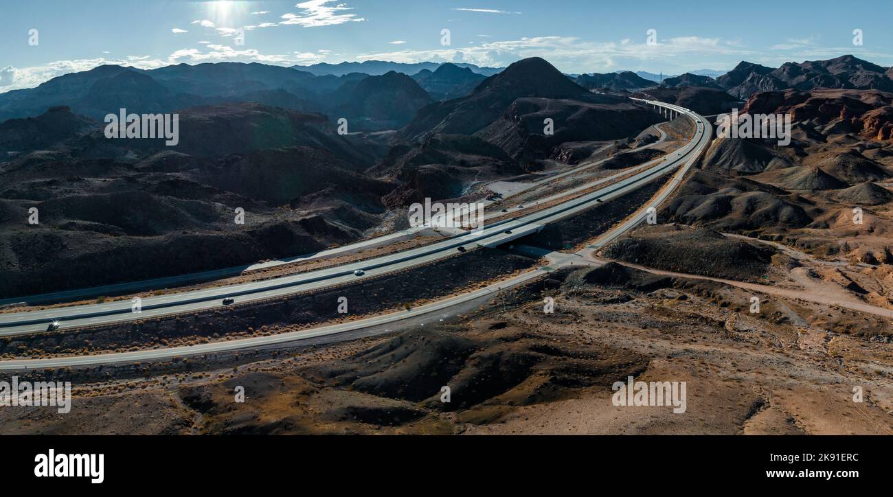Aerial view of highway in California, United States Stock Photo - Alamy