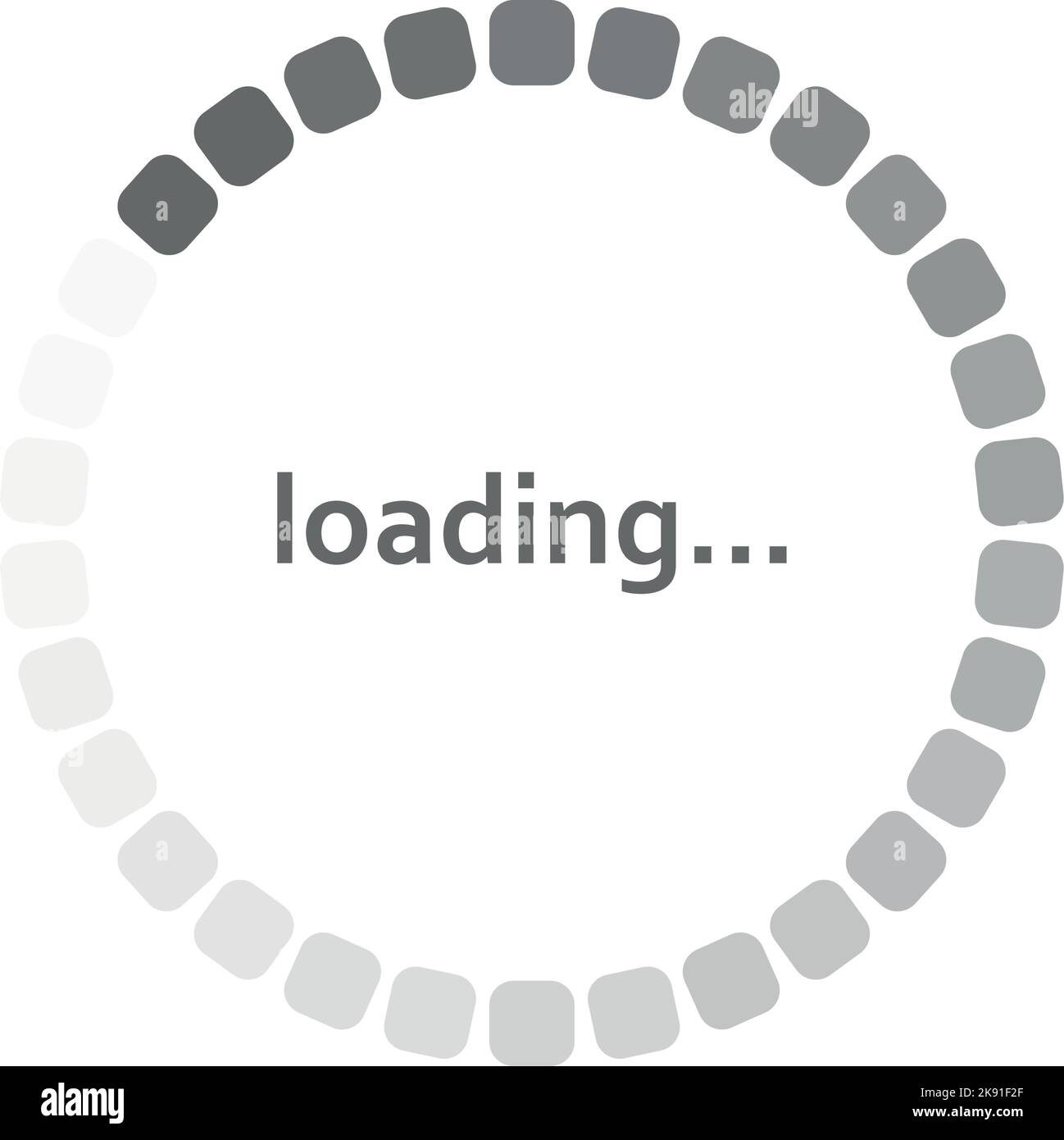 Circle scale download status, download progress on white background ...