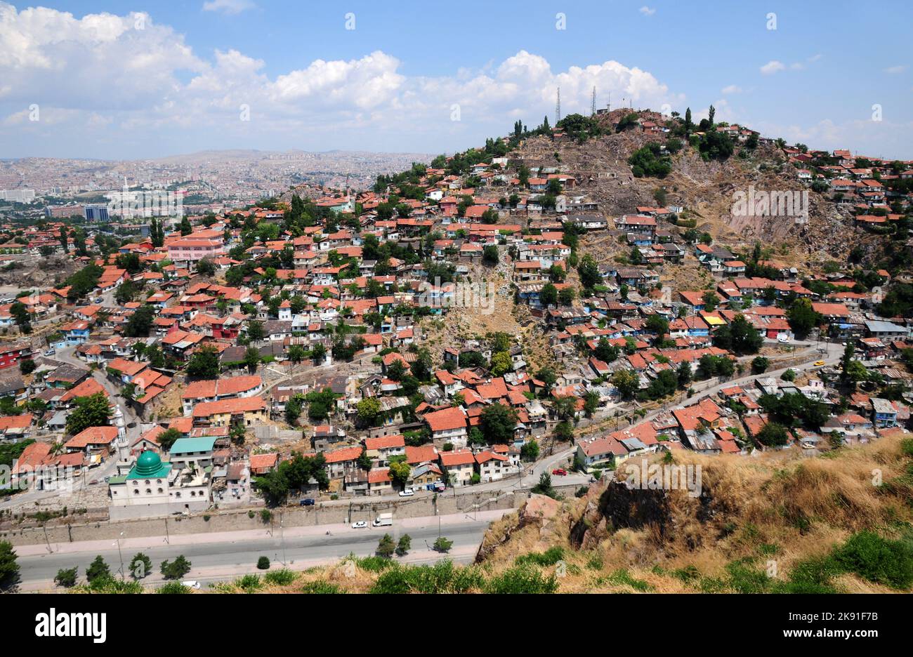 The history of Ankara Castle, located in Ankara, Turkey, goes back 2500 ...