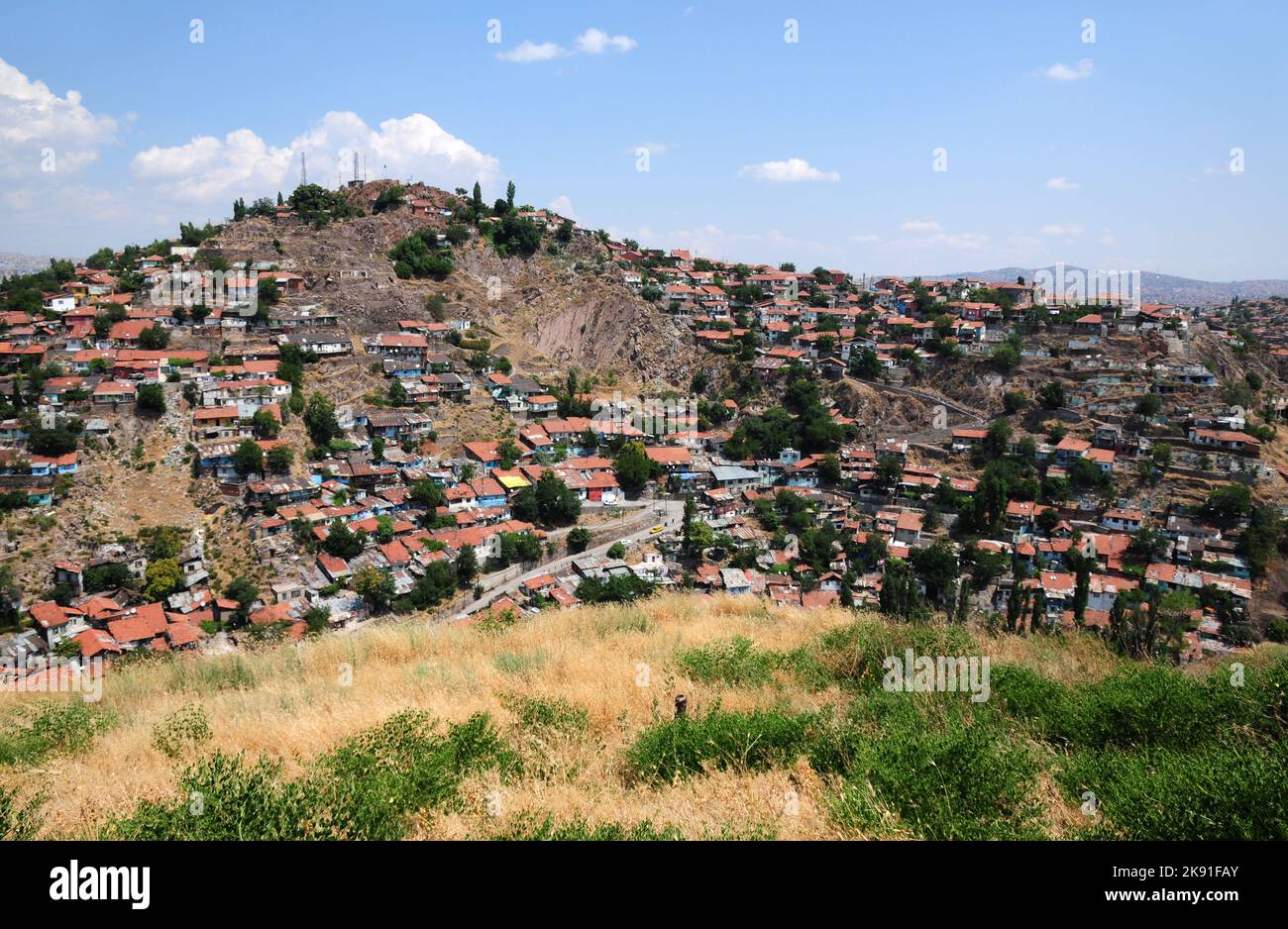 The history of Ankara Castle, located in Ankara, Turkey, goes back 2500 ...