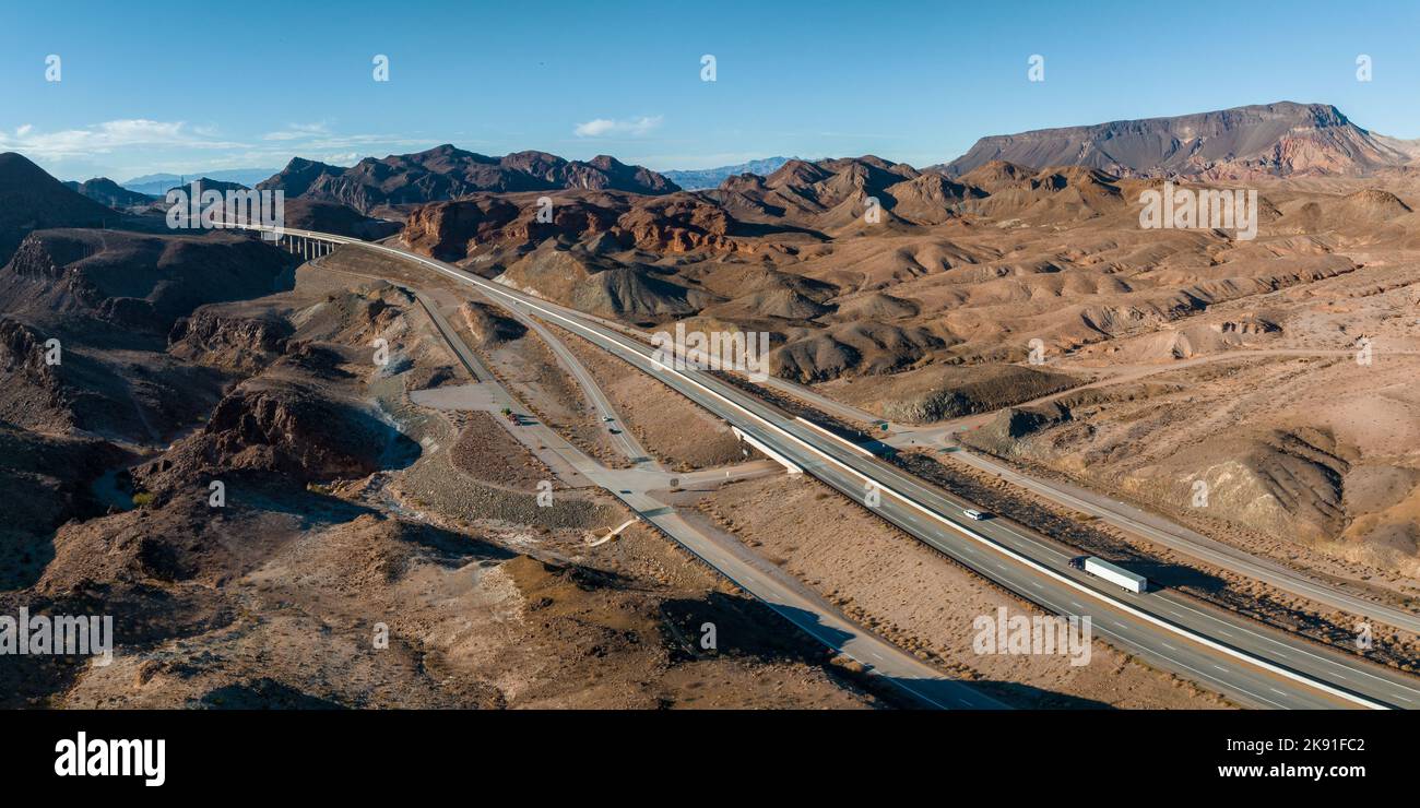 Aerial view of highway in California, United States Stock Photo - Alamy