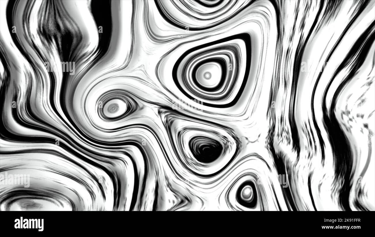 Abstract paint ink in motion. Abstract black and white background ...