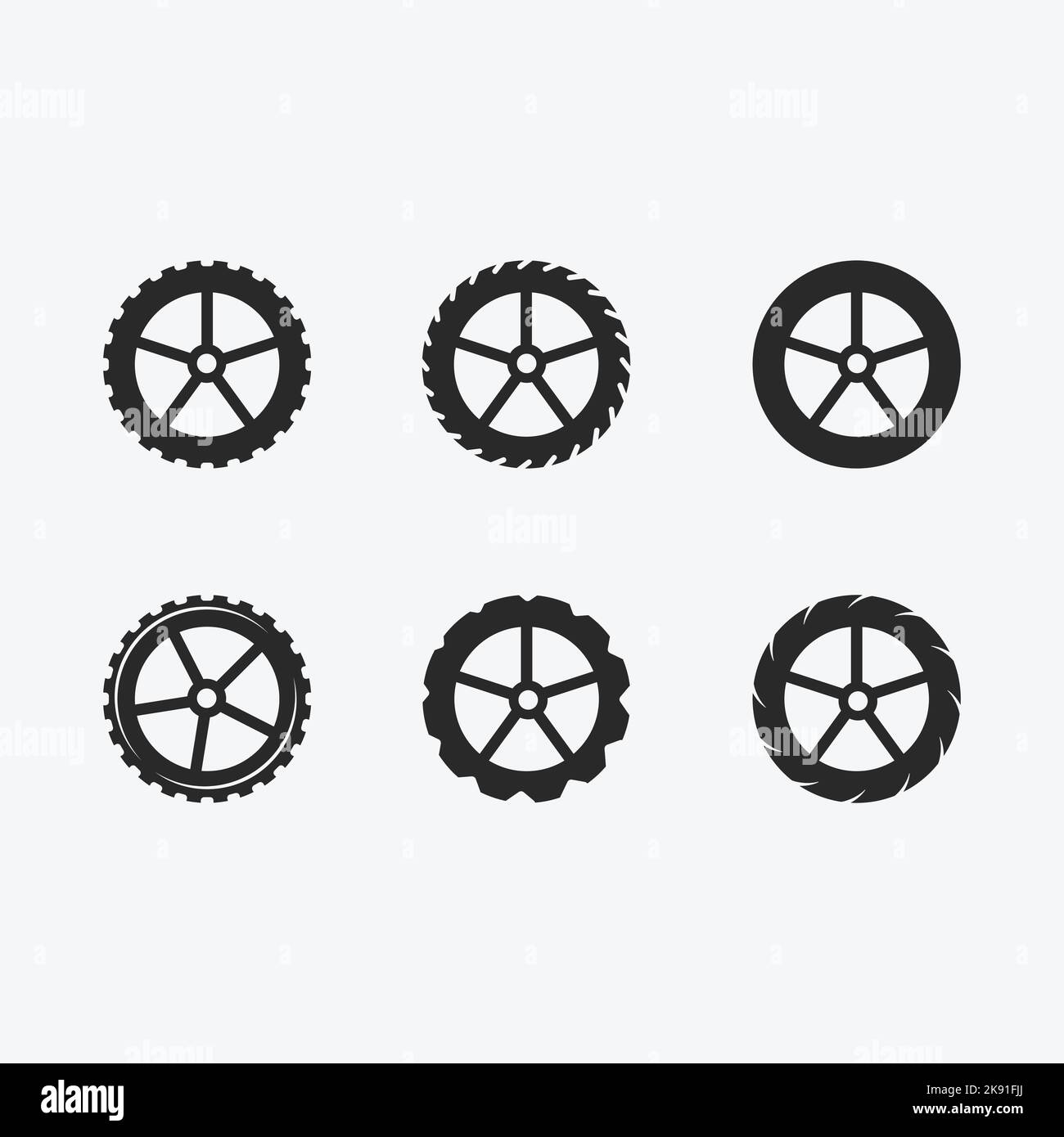 Car tier icons. vector illustration Stock Vector Image & Art - Alamy