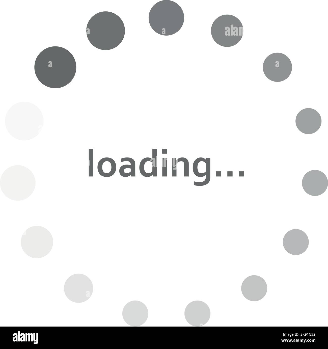 Circle scale download status, download progress on white background ...