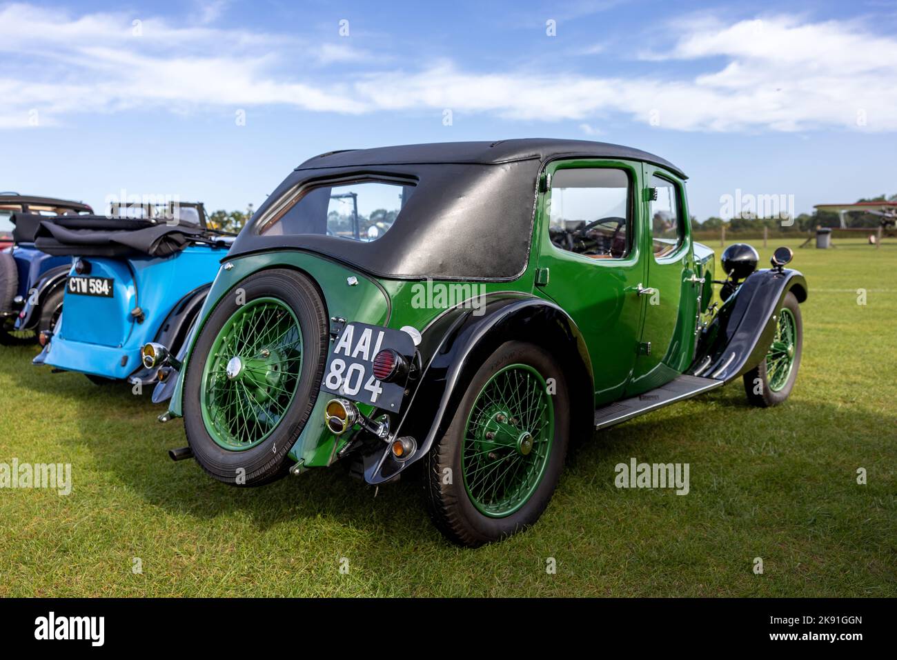 1933 Riley Kestrel ‘AAL 804’ on display at the Race Day Airshow held at ...