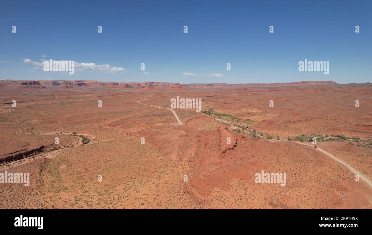 An aerial shot of a beautiful deserted area Stock Photo - Alamy