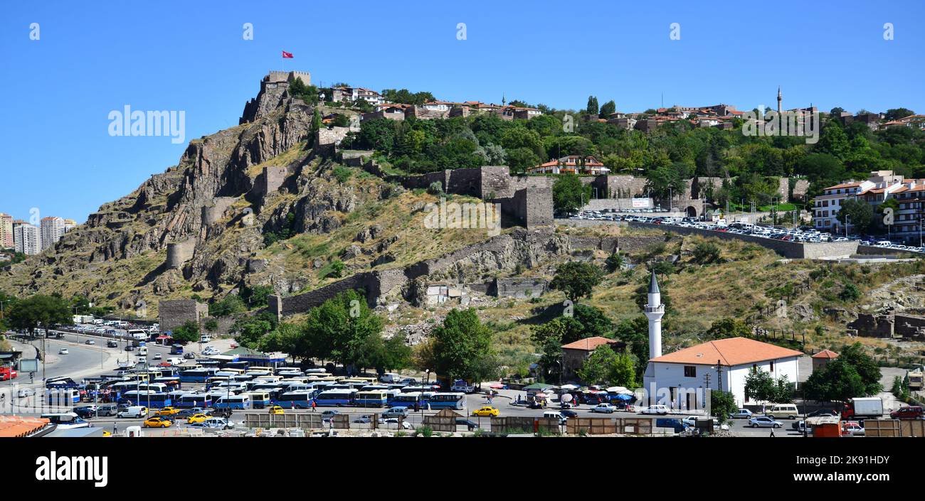 The history of Ankara Castle, located in Ankara, Turkey, goes back 2500 ...