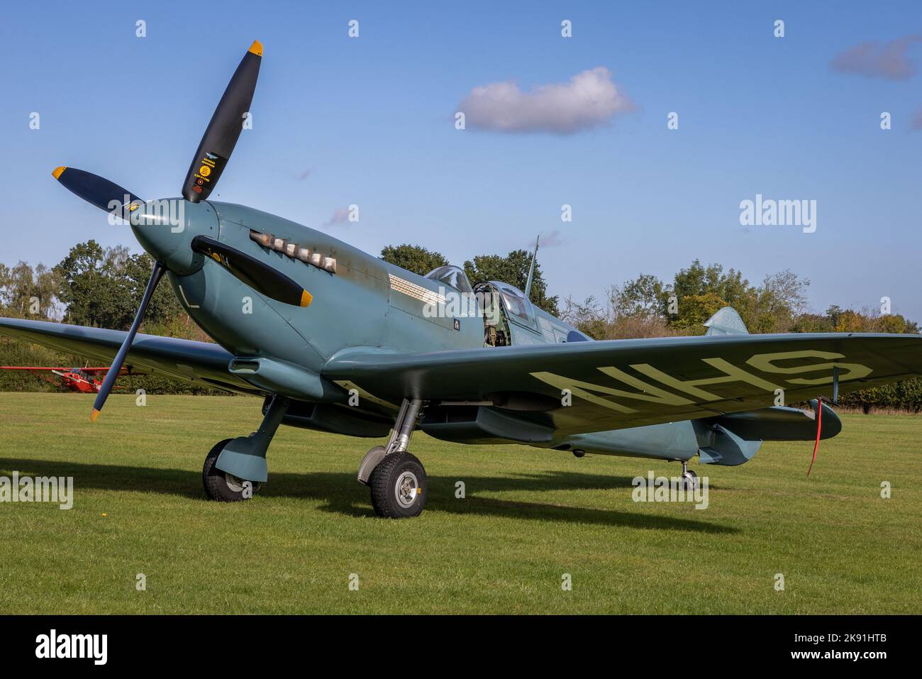 Supermarine Spitfire PL983 'Thank U NHS' on static display at ...