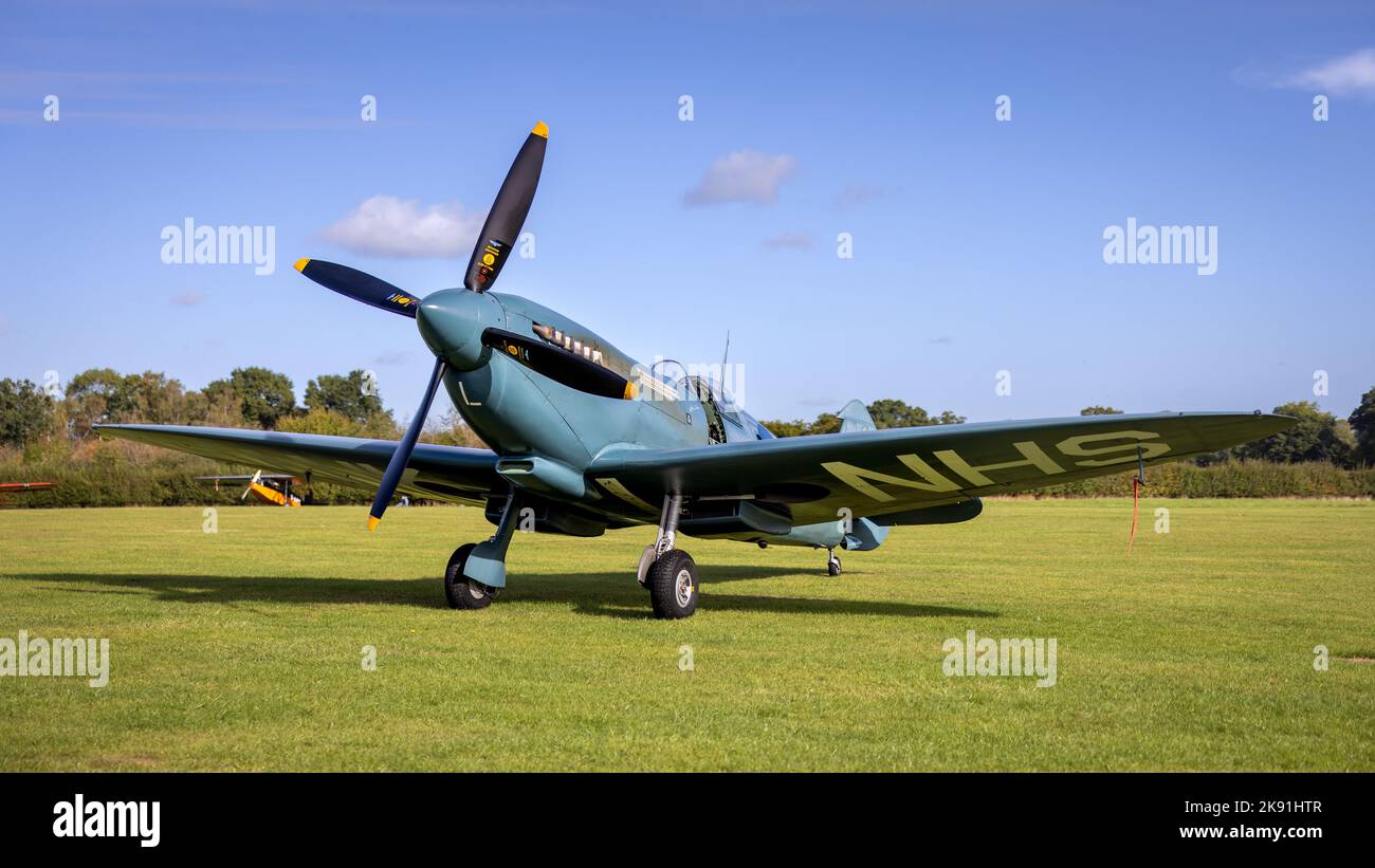 Supermarine Spitfire PL983 'Thank U NHS' on static display at ...