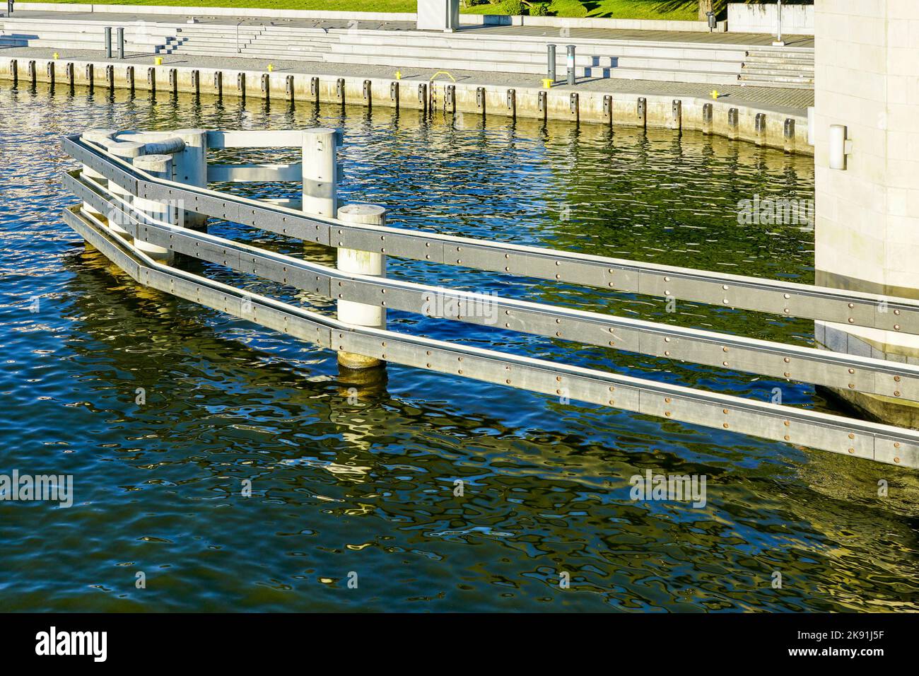 Hydro technical construction for bridge support mechanical protection ...