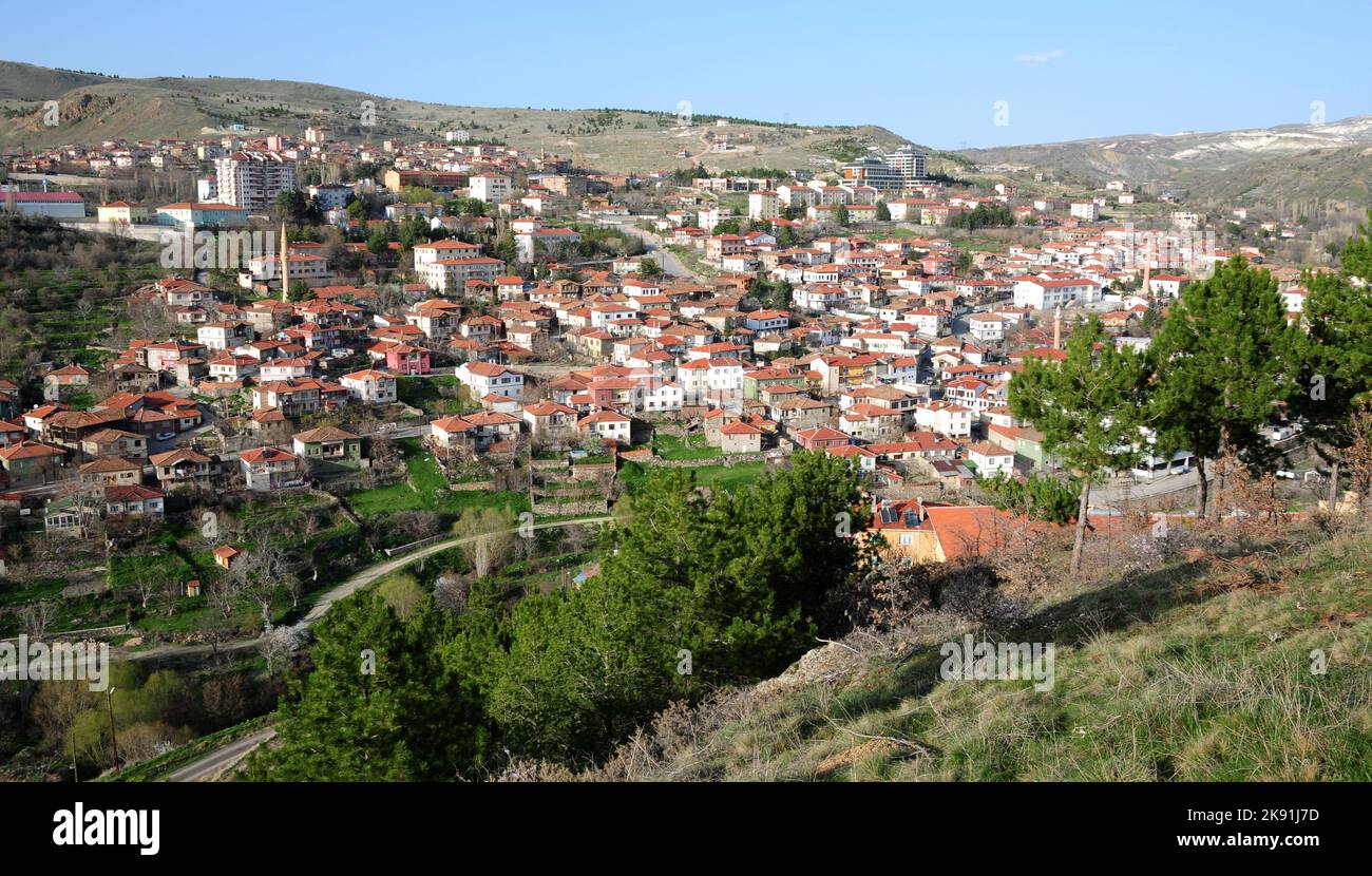 Ayas Town, located in Ankara, Turkey, is a tourism region with its old ...
