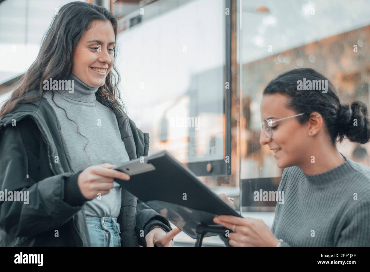 Closeup shot two girls hi-res stock photography and images - Alamy