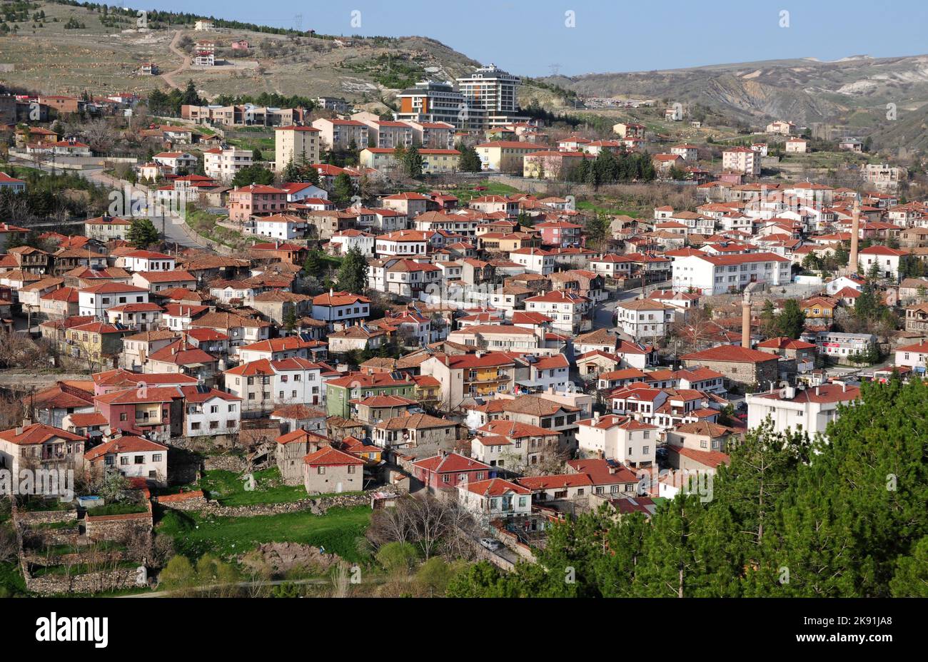 Ayas Town, located in Ankara, Turkey, is a tourism region with its old ...