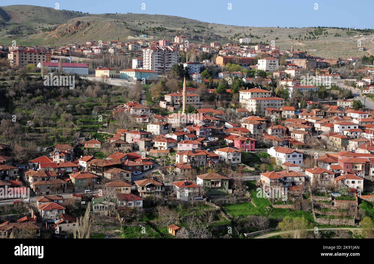 Ayas Town, located in Ankara, Turkey, is a tourism region with its old ...