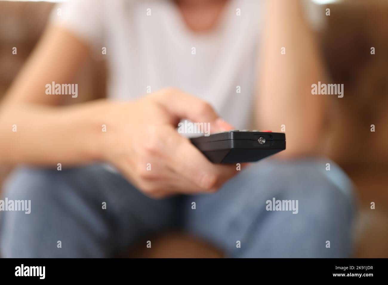 Tv channel surfing hi-res stock photography and images - Alamy