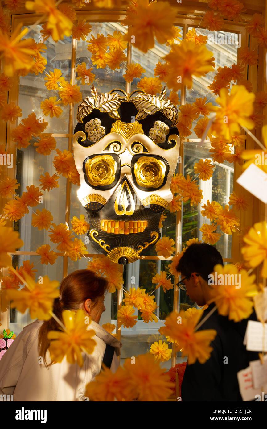 London, UK. Tuesday, 25 October, 2022. A room at the Mexico exhibition ...