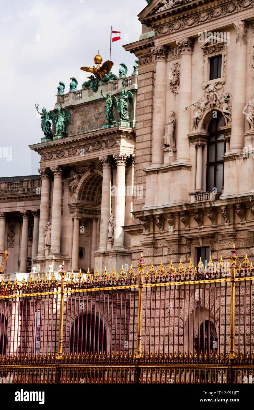 Austria National Library in Vienna Stock Photo - Alamy