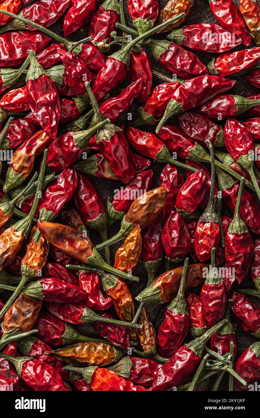 Chilli top view hi-res stock photography and images - Alamy