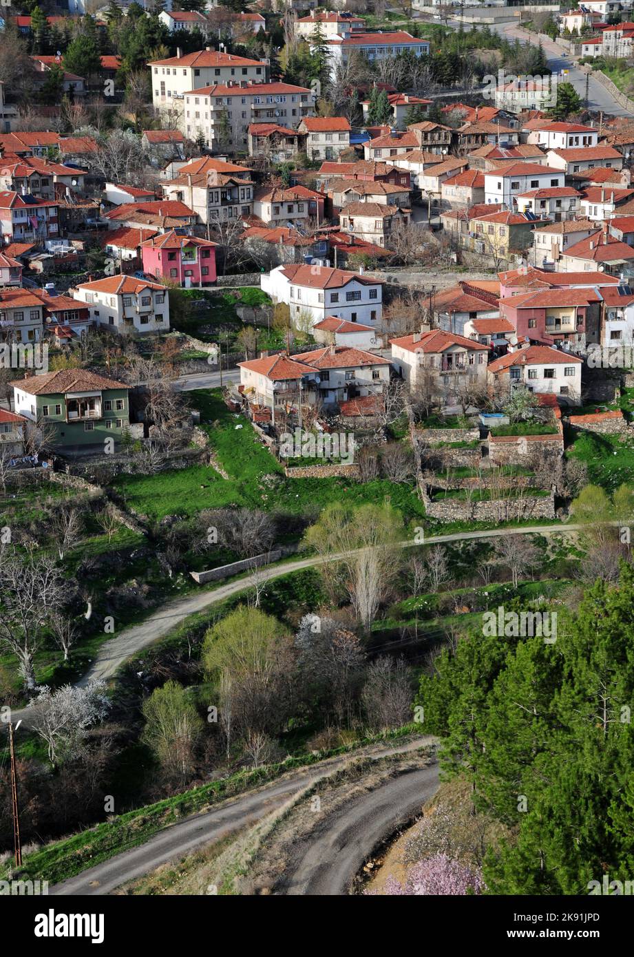 Ayas Town, located in Ankara, Turkey, is a tourism region with its old ...