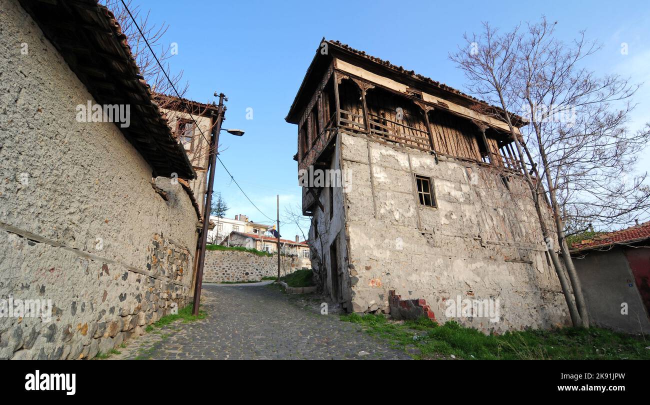 Ayas Town, located in Ankara, Turkey, is a tourism region with its old ...