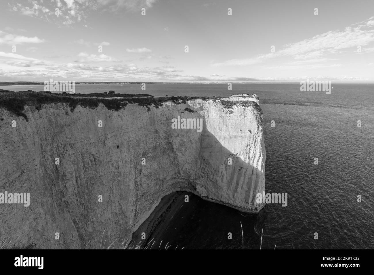 Landscape photo of the Old Harry Rocks in Dorset Stock Photo - Alamy