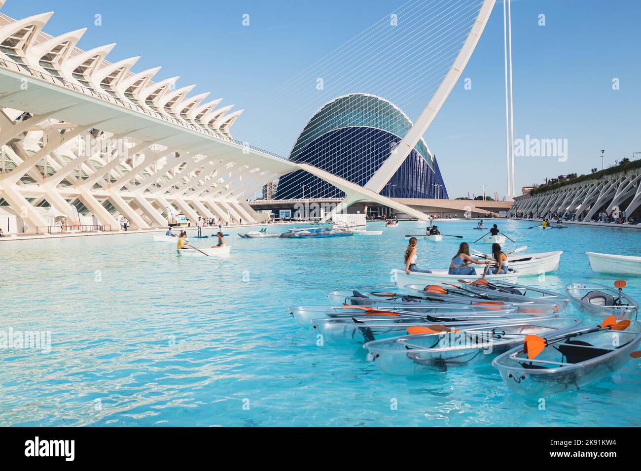 VALENCIA, SPAIN - October 15, 2022: Modern Architecture in the City of ...