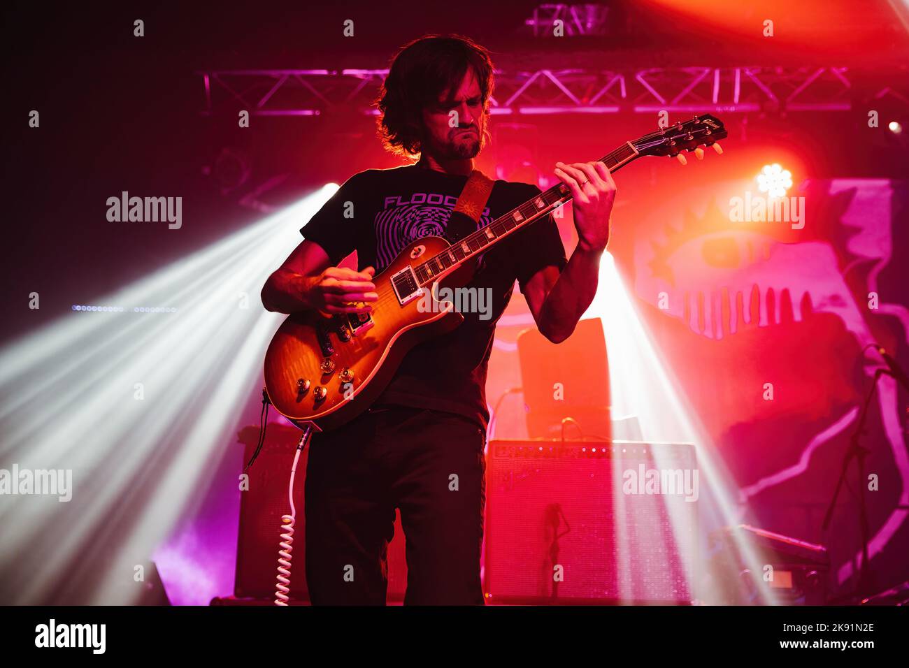 BARCELONA - OCT 19: All Them Witches (rock band) perform on stage at ...