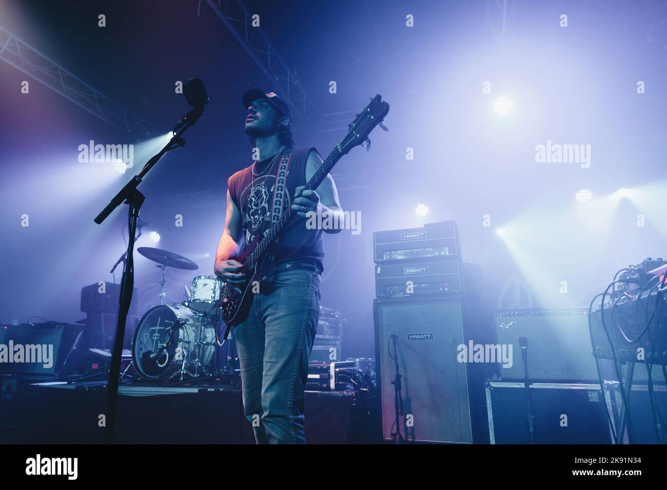 BARCELONA - OCT 19: All Them Witches (rock band) perform on stage at ...