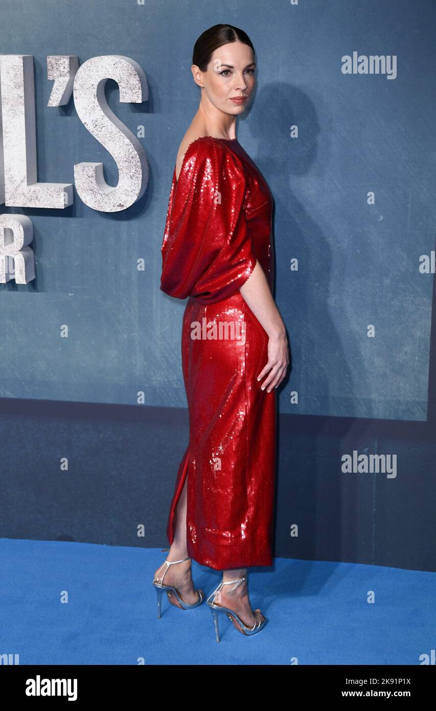 October 25th, 2022, London, UK. Jessica Raine arriving at The DevilÕs ...