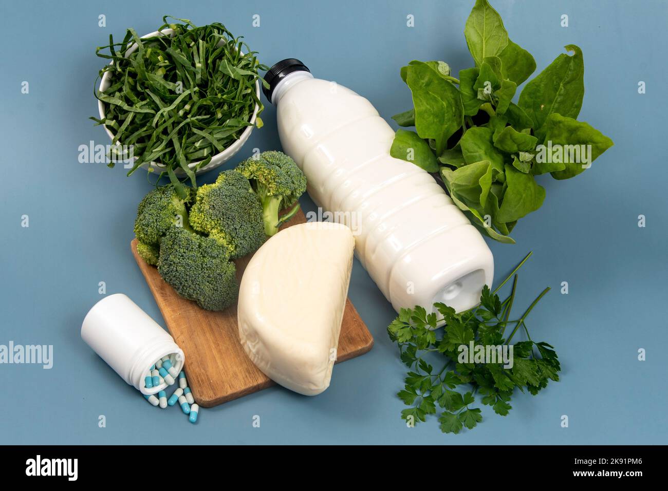 main sources of calcium for the body to help fight osteoporosis Stock ...