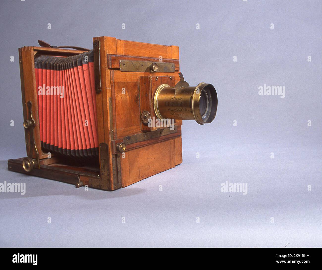 8x10 view camera. contains a screen shutter and slide system to change ...