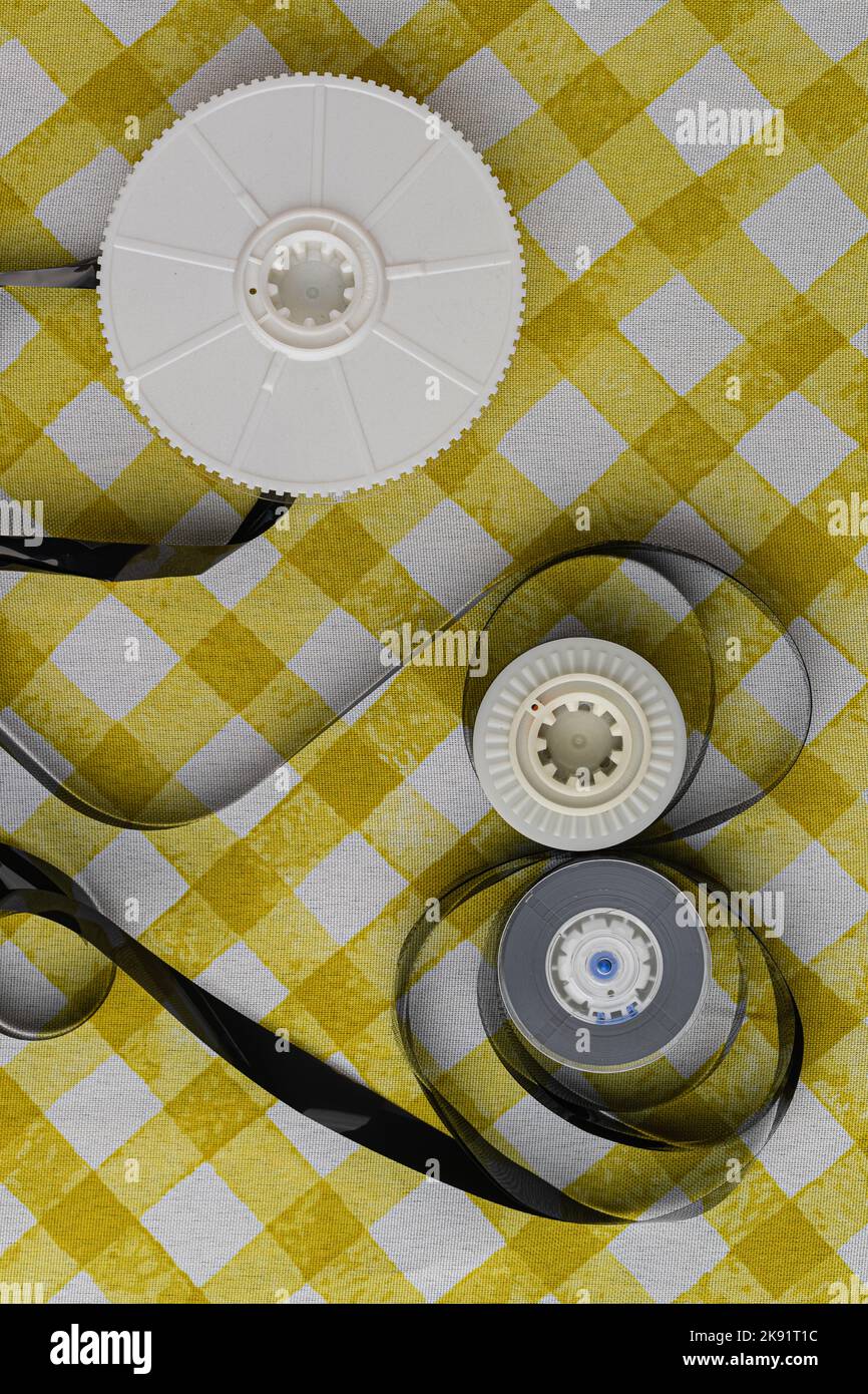 Cassette tape ribbon hi-res stock photography and images - Alamy