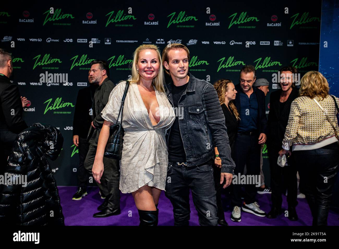 Antwerp, Belgium, 25 October 2022. Lesley-Ann Poppe and Kevin Lebreton ...