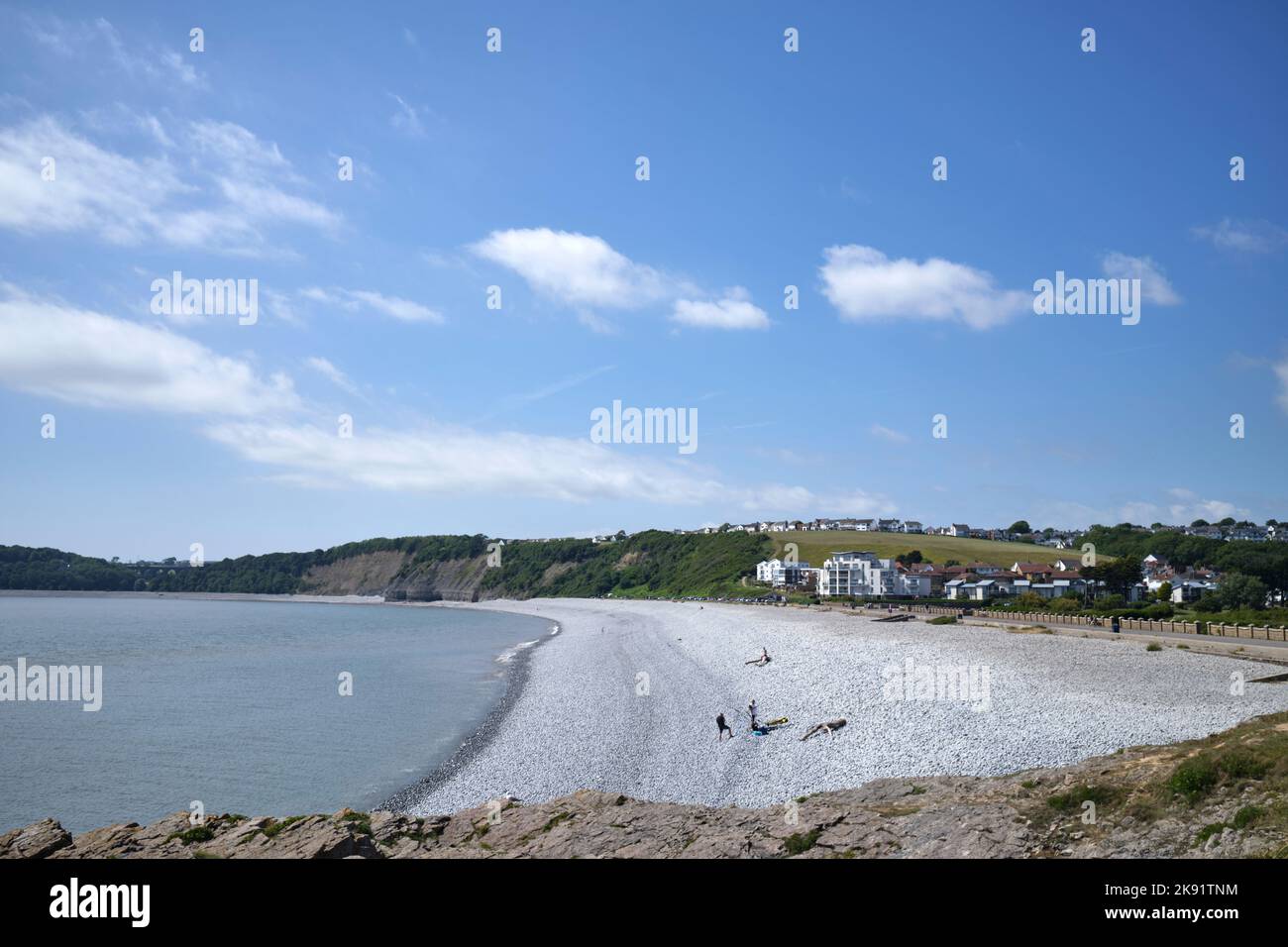 Cold Knapp Beach Barry South Wales Stock Photo - Alamy