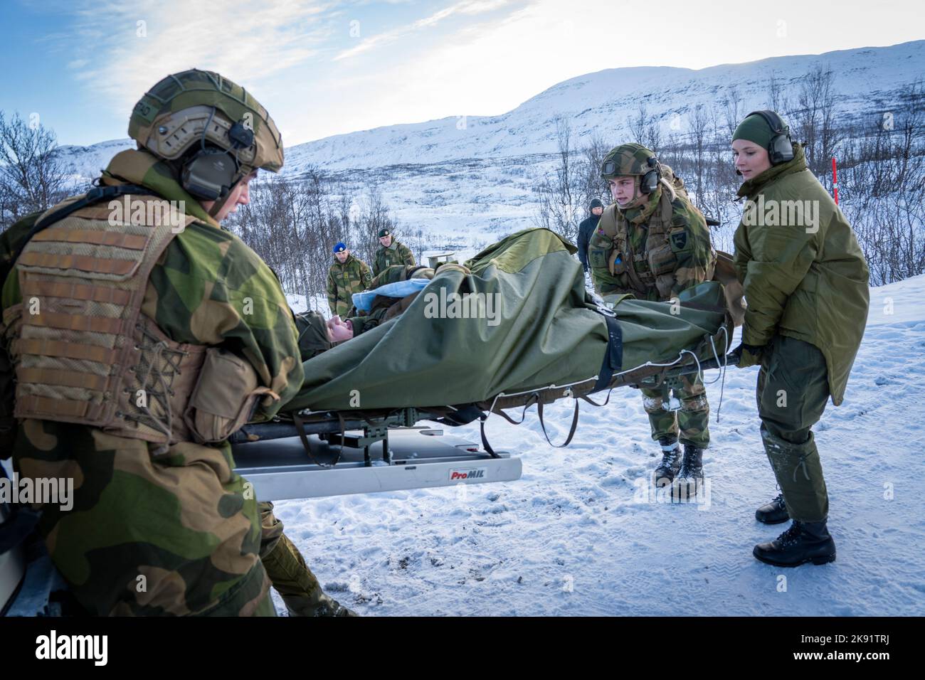 Bardufoss 20221025.Princess Ingrid Alexandra visits Brigade Nord at ...