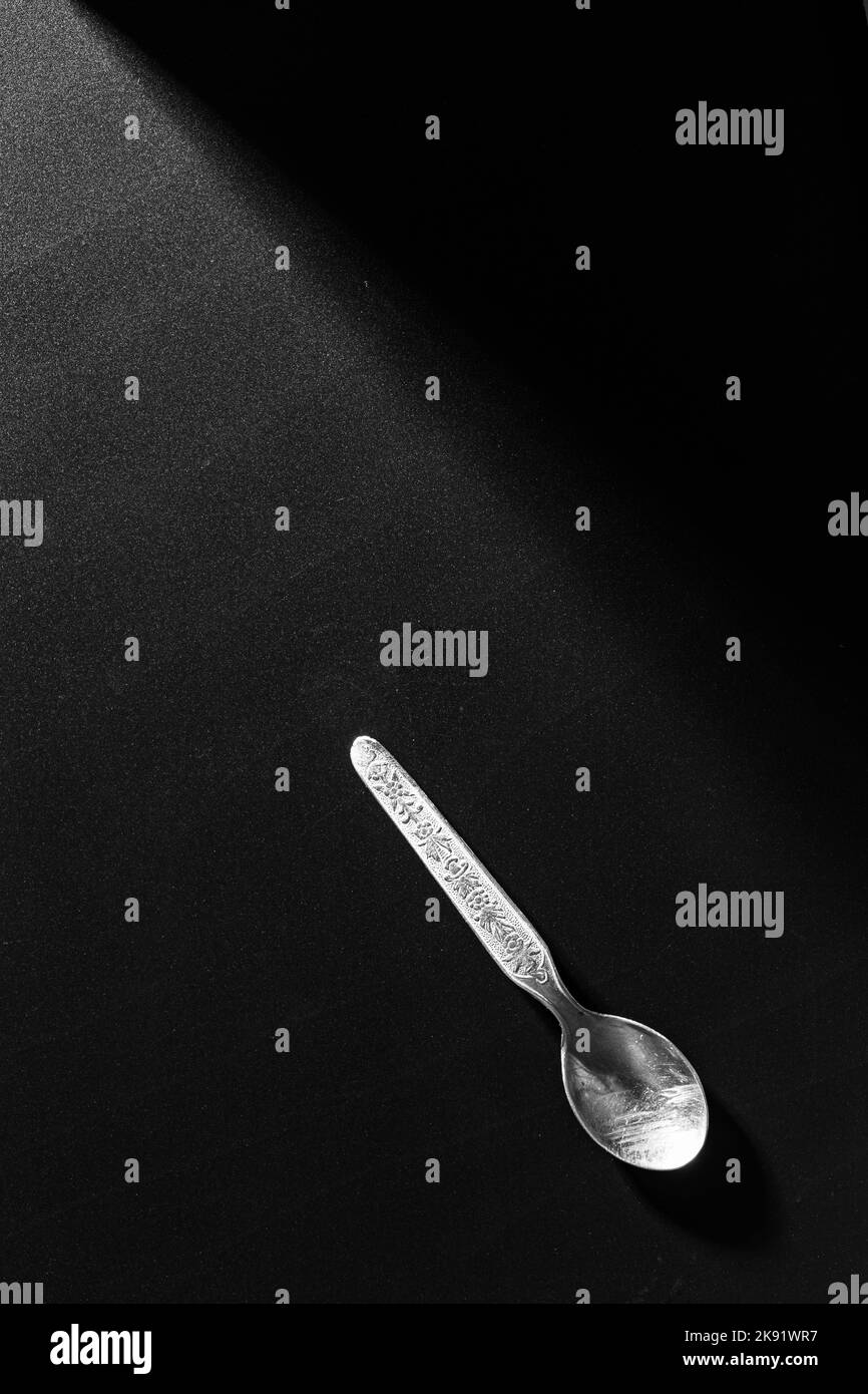 Isolated dinner set Black and White Stock Photos & Images - Alamy