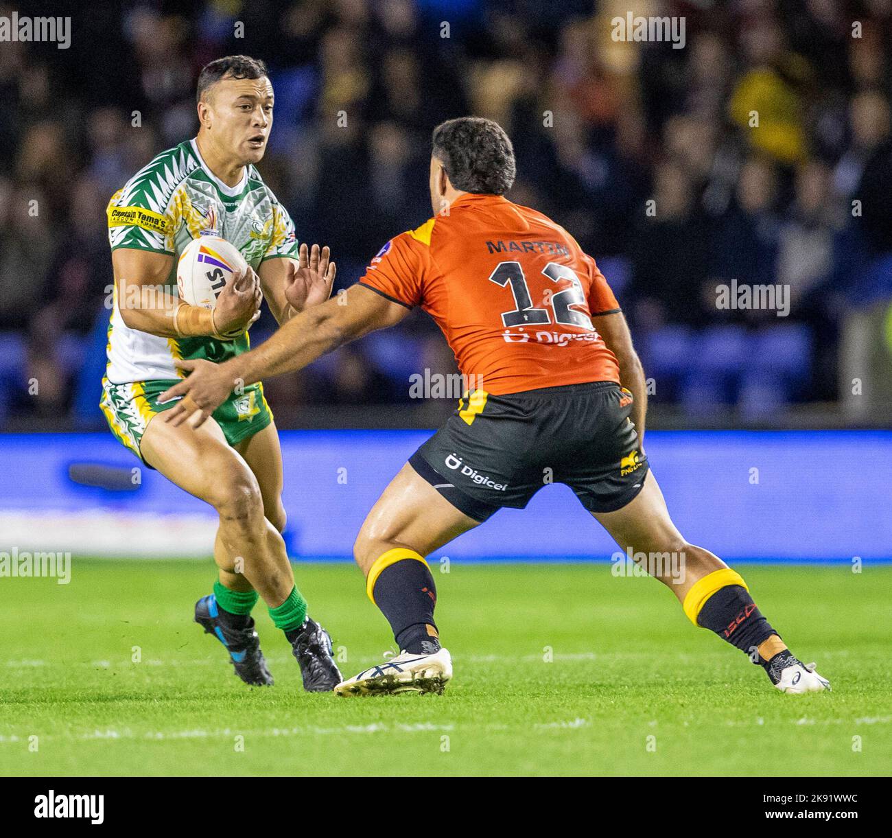 25th October 2022; Halliwell Jones Stadium, Warrington, England: Rugby ...