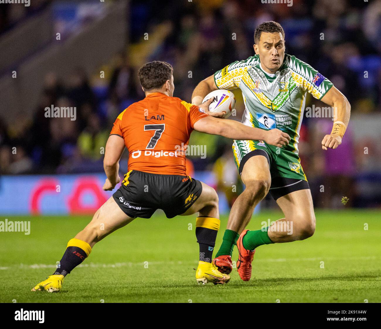 25th October 2022; Halliwell Jones Stadium, Warrington, England: Rugby ...