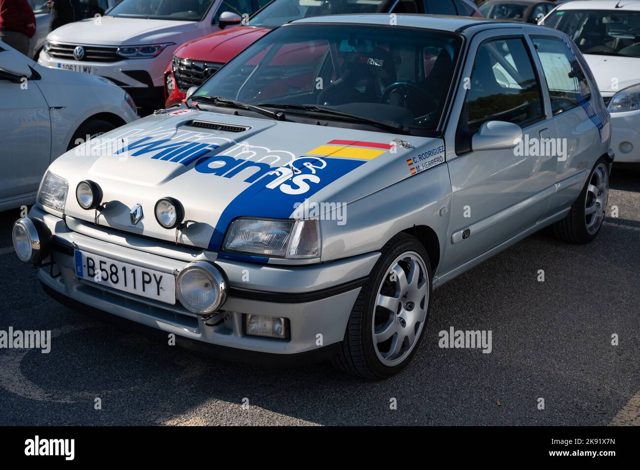 A classic Renault Clio Williams first generation rally car Stock Photo ...