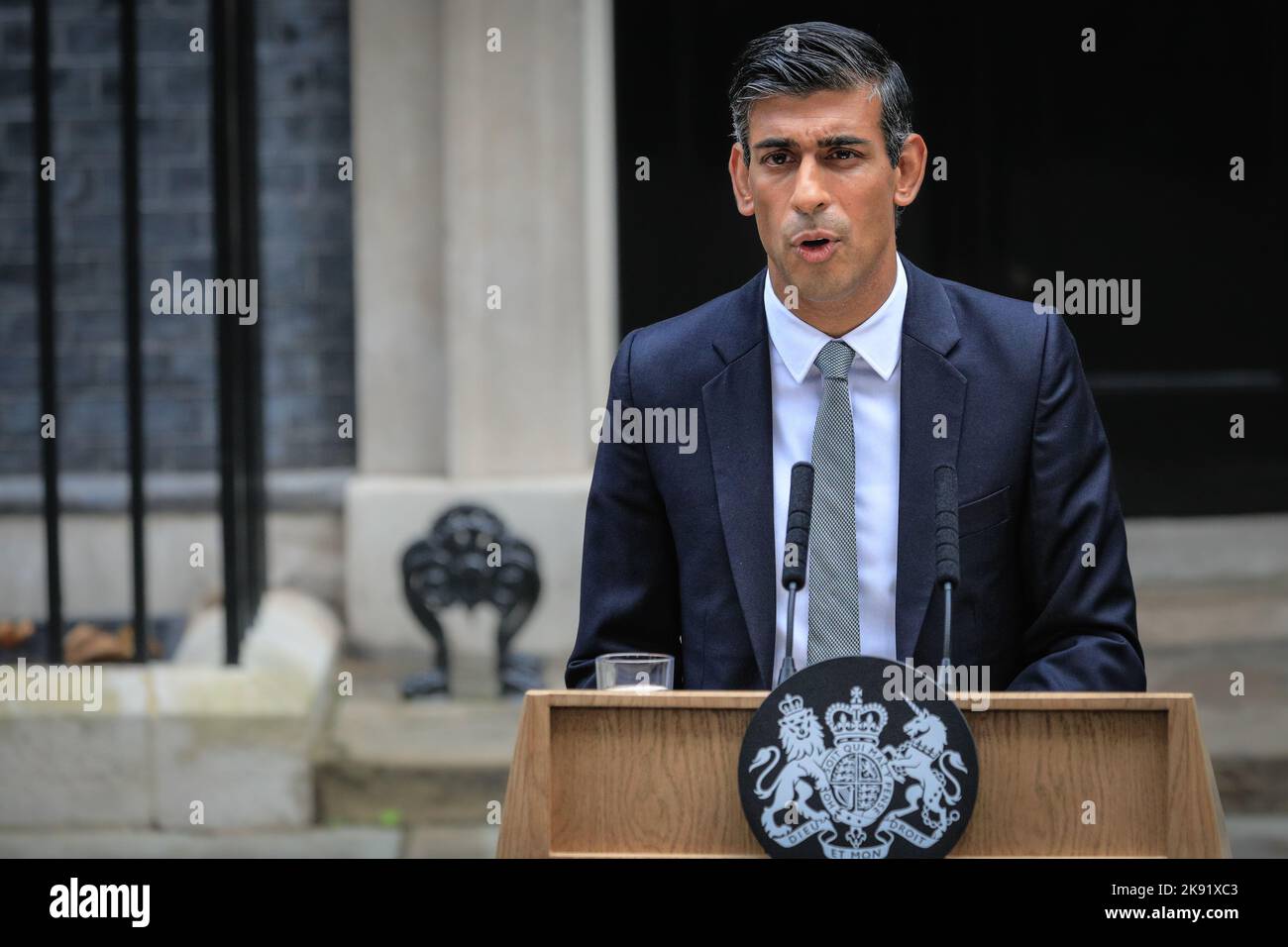 London, UK. 25th Oct, 2022. Rishi Sunak, new British Prime Minister ...
