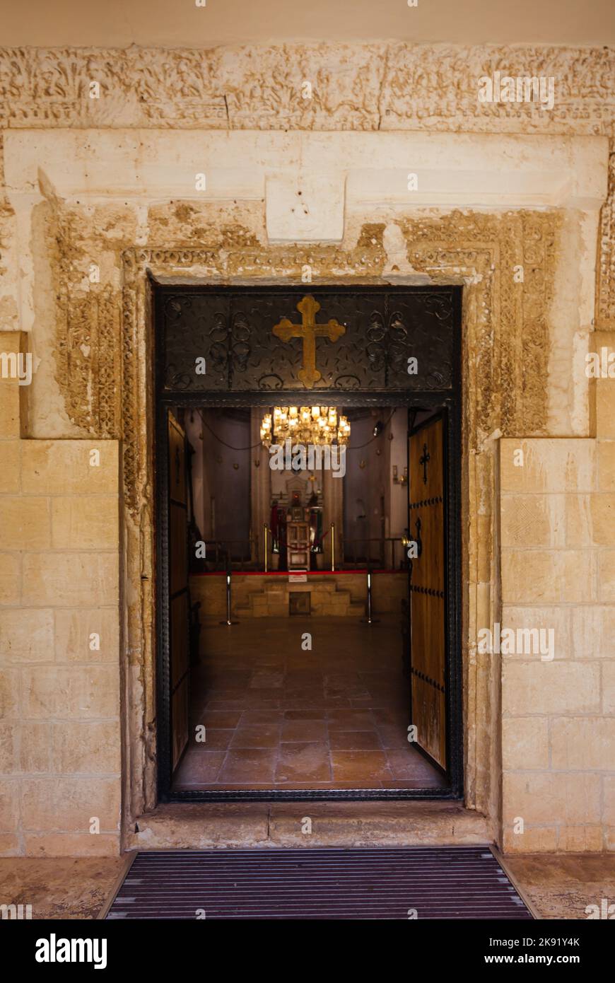 Mardin, Turkey. Deyrulzafaran Syriac or Mor Hananyo Monastery. Church ...