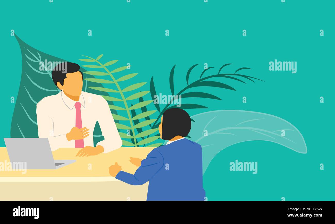 Interviewing cartoon hi-res stock photography and images - Alamy