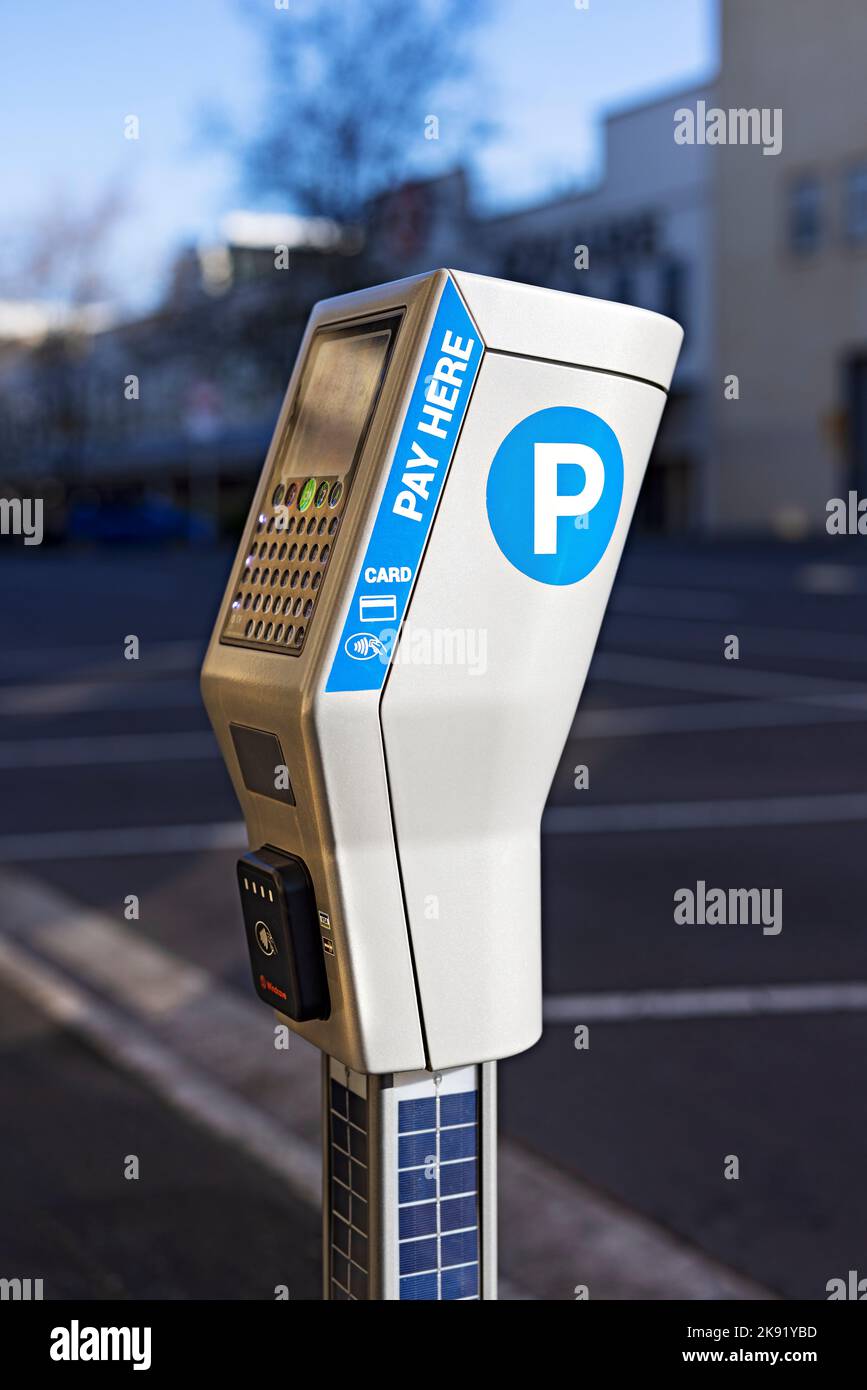 Ballarat Australia / Parking meters on Ballarat street.Some meters have ...