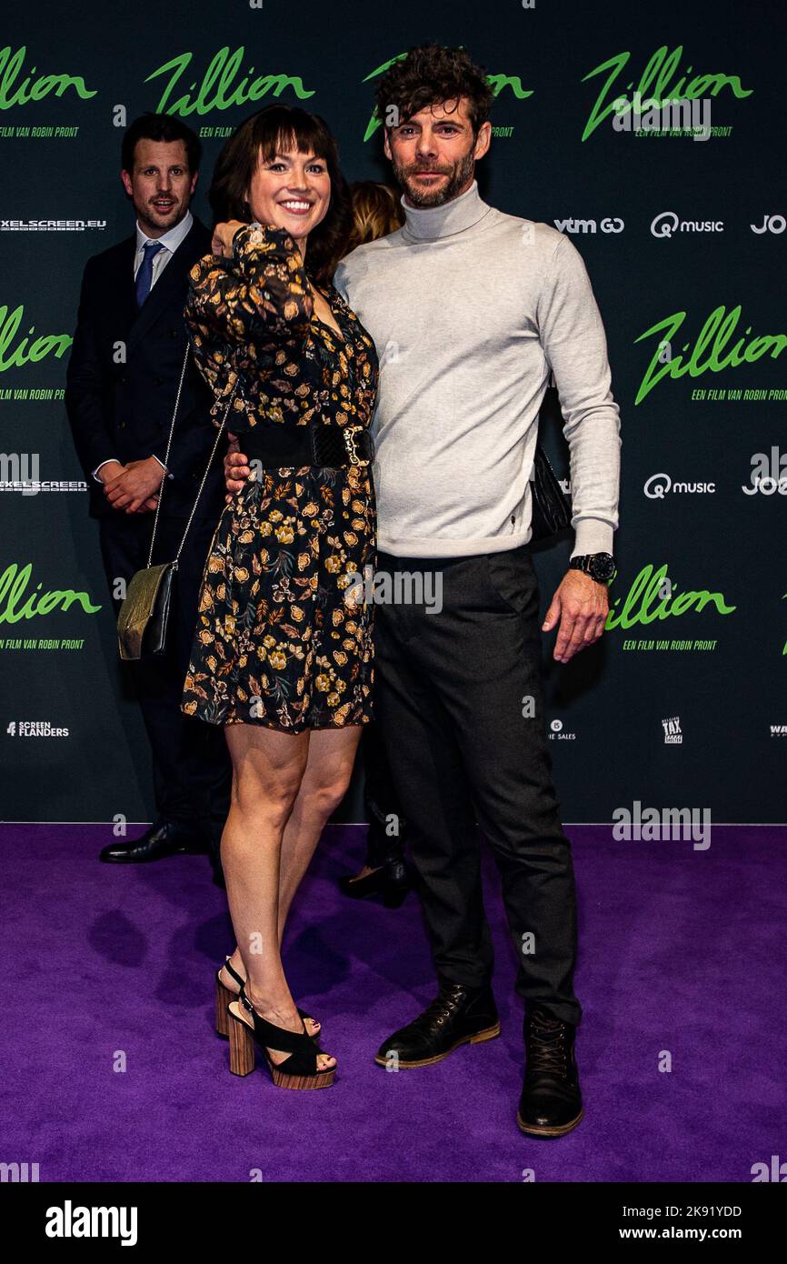 Antwerp, Belgium, 25 October 2022. Erika Van Tielen and Kristof ...