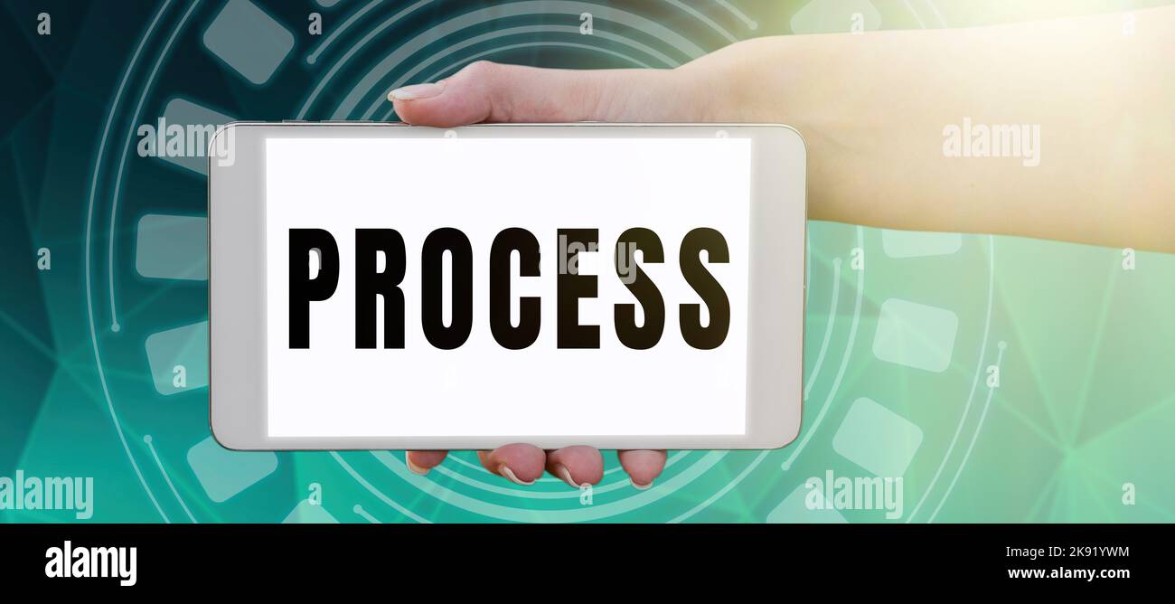 Inspiration showing sign Process. Business concept series of ...