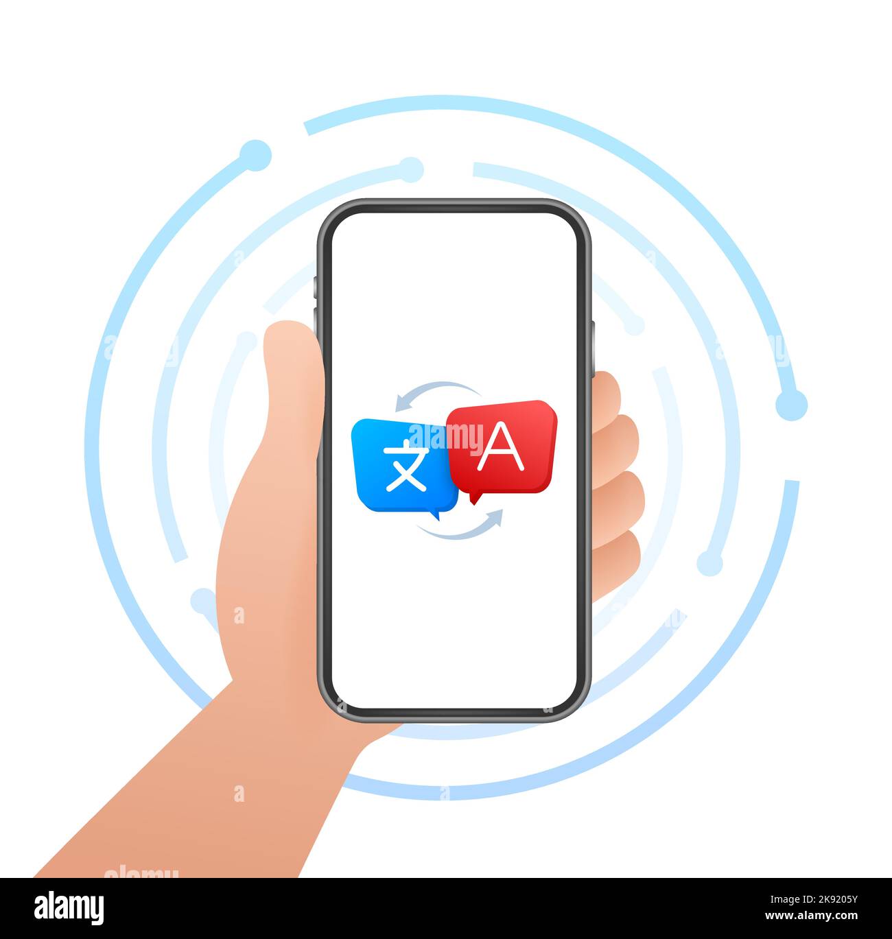 Online language translator concept. Translator icon. Vector stock ...