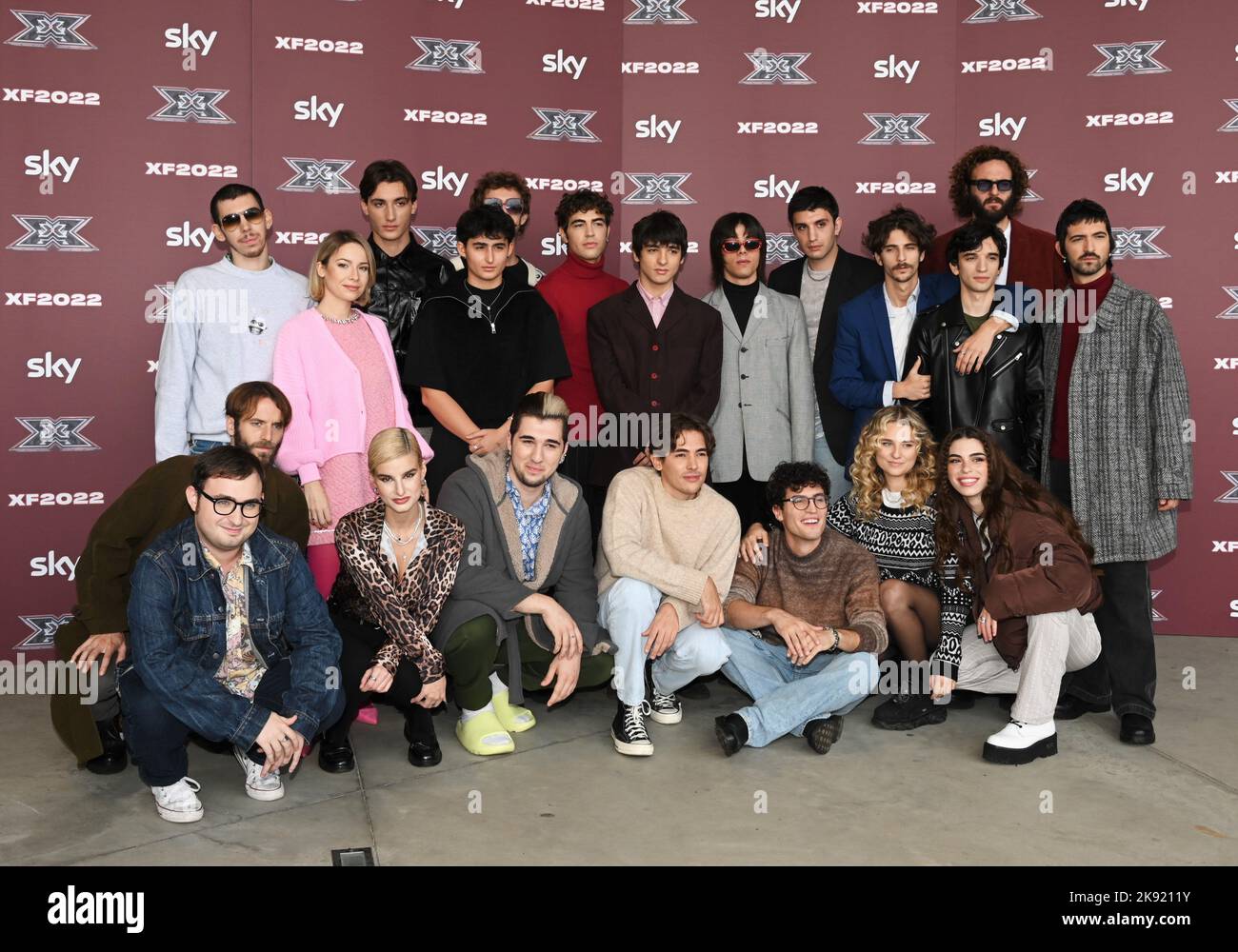 Milan, Italy. 25th Oct, 2022. I LIVE hosts the Francesca Michielin show ...