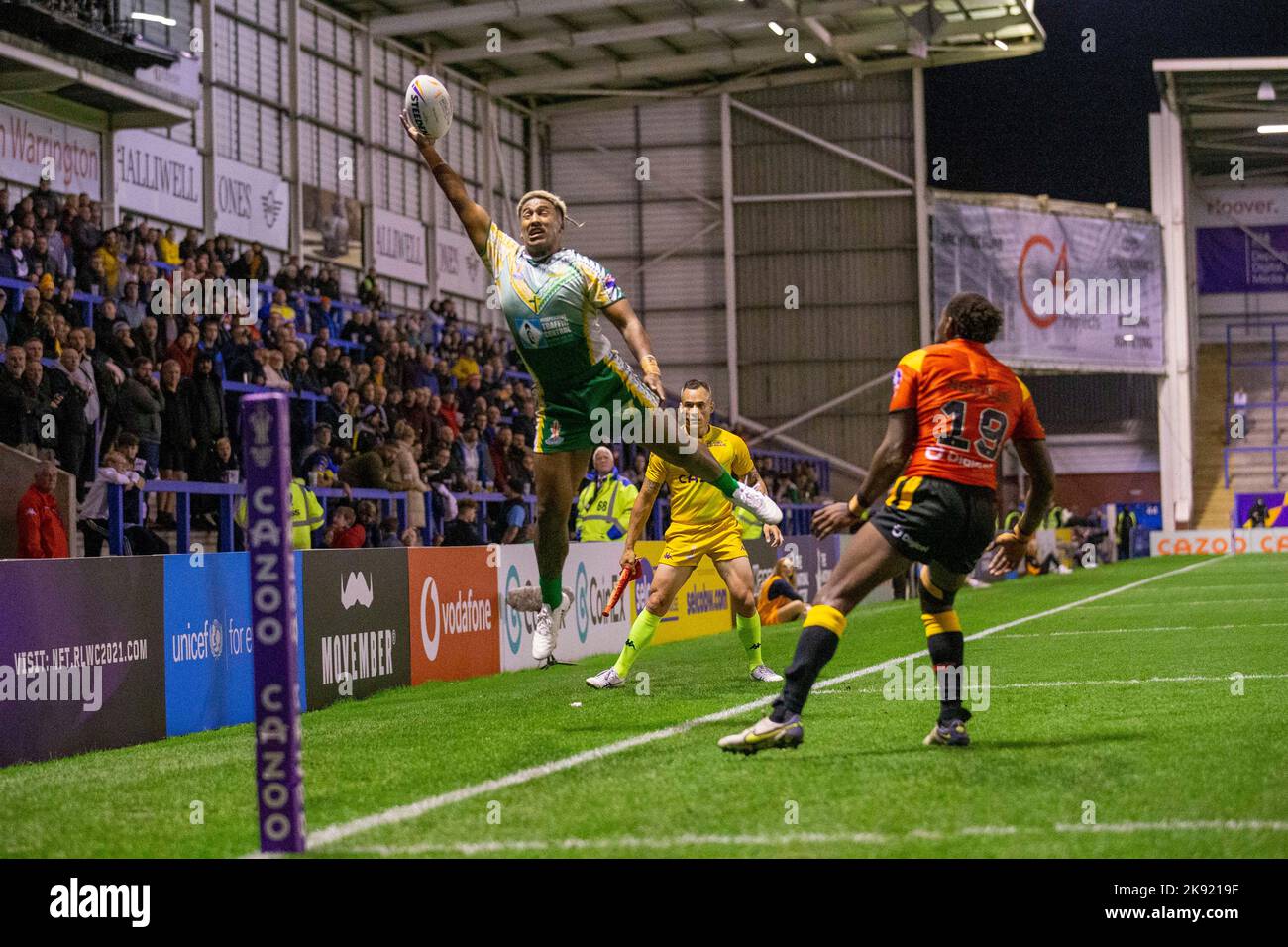 25th October 2022; Halliwell Jones Stadium, Warrington, England: Rugby ...
