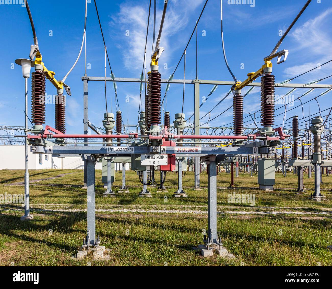 Kriftel, Germany - June 20, 2011: transformer for wind energy at a ...