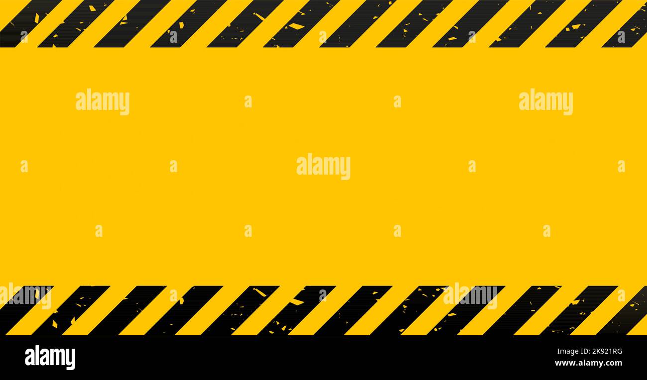 Caution tape. Caution yellow warning lines isolated on white. Vector ...